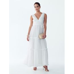 St Mrlo Kleid 'Denison' Damen Gr&ouml;&szlig;e 46 wei&szlig; Sommerkleid