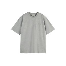 Scotch & Soda SCOTCH & SODA Herren T-Shirt "T-Shirt Core 3 Crosses Loose Fit Pocket T-Shirt 1er Pack", grau, Gr. XL, Obermaterial: 100% Baumwolle CO., Shirts