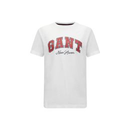 Gant T-Shirt Herren Gr&ouml;&szlig;e XXL navy / kirschrot / wei&szlig;