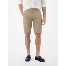 Lerros Herren Chinoshorts "Sportliche Chino-Shorts aus flexiblem Nylon-Mix", beige, Gr. 31, 92% Nylon, 8% Elasthan, Hosen