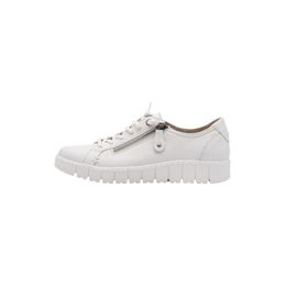 Jana Leder-Sneaker Wei&szlig; | Gr.: 36