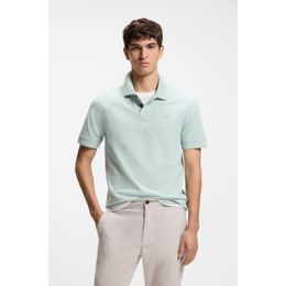 BOSS Orange Herren Poloshirt "Prime Regular Fit", gr&uuml;n, Gr. L, unifarben, Jersey, Obermaterial: 100% Baumwolle, Shirts, Cotton Pique Polo aus 100%