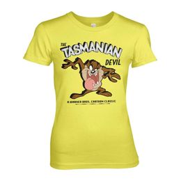 Looney Tunes Shirt "The Tasmanian Devil Girly Tee" in Gelb | Gr.: XXL