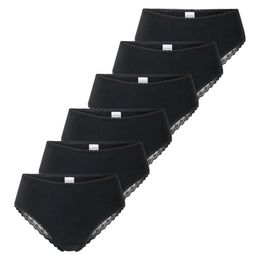 Schiesser Slip Damen Gr&ouml;&szlig;e M schwarz