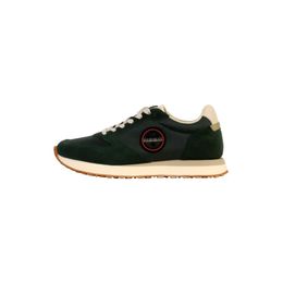 Napapijri Sun Low-Top-Sneaker aus Leder Gr&uuml;n | Gr.: 45