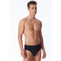 Schiesser Herren Minislip "Cotton Casual", Gr. 5, schwarz, Single Jersey, Obermaterial: 95% Baumwolle, 5% Elasthan, Unterhosen, ohne Eingriff,