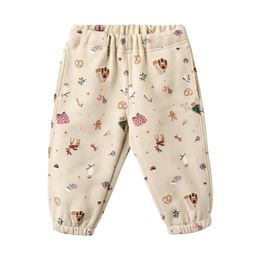 Wheat M&auml;dchen Sweathose "Wheat Sweatpants Cass", beige, Gr. 116, 100% Baumwolle, Hosen