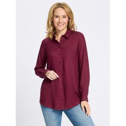Sieh an! Longbluse in bordeaux | Gr.: 54