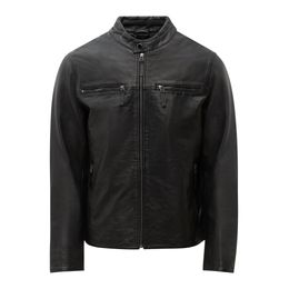 RICANO Herren Lederjacke "Lederjacke Traveller", schwarz, Gr. XXXL, Obermaterial: 100% Lammnappaleder LANA. Futter: 100% Polyester PES., Jacken,