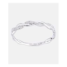 Diamant L'&eacute;ternel Eternity-Ring aus 375 Wei&szlig;gold mit Diamant | Gr.: 54