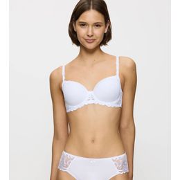 Triumph Damen B&uuml;gel-BH "Modern Finesse WP", Gr. 95, wei&szlig;, Microtouch, Obermaterial: 69% Polyester, 16% Polyamid, 15% Elasthan, unifarben, BHs, mit
