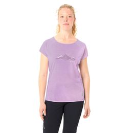 Vaude Damen Funktionsshirt "WOMEN'S TEKOA T-SHIRT II", lila, Gr. 42, Obermaterial: 75% Polyester, 25% Lyocell, Shirts, Kurzarm, f&uuml;r Sport und
