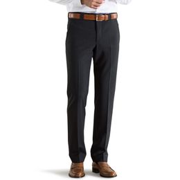 MEYER Herren Chinos "Roma", grau, Gr. 38, unifarben, 53% Polyester, 44% Wolle, 3% Elasthan, Hosen, mit Stretch-Dehnbund