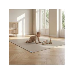 Sanosoft Krabbelmatte - OEKO-TEX Sand/Beige | Gr.: 80 x 220 cm