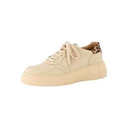 Paul Green Damen Sneaker "Paul Green Sneaker Leder", Gr. 40,5, beige, Leder, Schuhe
