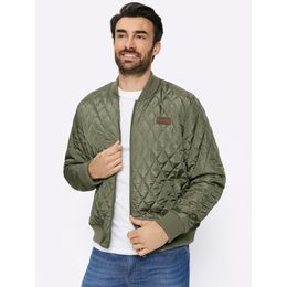 Marco Donati Herren Steppjacke, gr&uuml;n, Gr. 56, gemustert, gestreift, unifarben, 100% Polyester, Wattierung:100% Polyester, Jacken