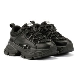 Buffalo Saturn Schn&uuml;rschuhe Damen Schwarz