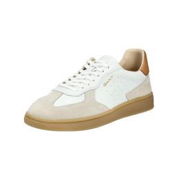 Gant Herren Sneaker "Gant Sneaker Leder", Gr. 42, beige, Leder, Schuhe