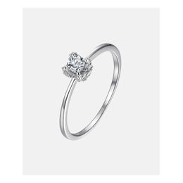 Diamant L'&eacute;ternel Solit&auml;r-Ring aus 375 Wei&szlig;gold mit Diamant | Gr.: 58