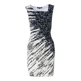 Koroshi Kleid Damen Gr&ouml;&szlig;e 42 dunkelblau / schwarz / wei&szlig; Sommerkleid