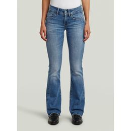 G-Star Raw G-STAR Damen Regular-fit-Jeans "Midge Bootcut Jeans", blau, Gr. 25, Obermaterial: 89% Baumwolle, 9% Polyester, 2% Elasthan, Jeans