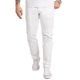 Indumentum Stoffhose Wei&szlig;