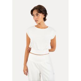 Smilodox Crop Shirt Jorina in Creme | Gr.: M