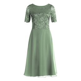 Vera Mont Cocktailkleid mit Spitze in Pale Peridot | Gr.: 48
