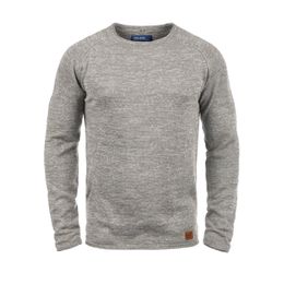 Blend Herren Strickfleece-Pullover "Strickpullover BHDan", grau, Gr. XXL, Obermaterial: 50% Baumwolle CO. 50% Polyacryl PAN., Pullover