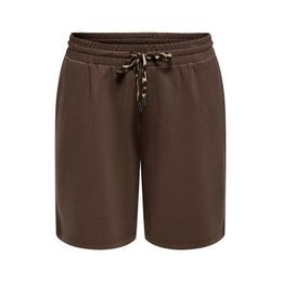 Only Carmakoma Shorts 'CARLise' Damen Gr&ouml;&szlig;e 42/44 braun