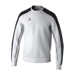 Erima Unisex Erwachsene, Erwachsene Sweatshirt in weiss/schwarz | Gr.: XXL