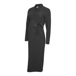 MAMALICIOUS mama licious Kleid in Dark Grey Melange | Gr.: M