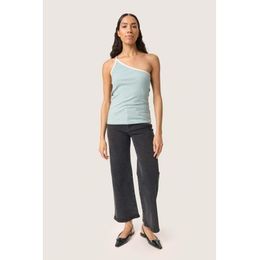 Soaked in Luxury Jerseytop SLSimone Slim fit in Silver Blue | Gr.: L