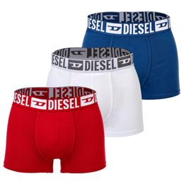Diesel Boxershorts Herren Gr&ouml;&szlig;e M blau / rot / wei&szlig;