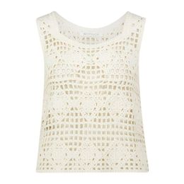 BETTY & CO BETTY & CO Strick-Top mit Lochmuster in Arctic Wolf | Gr.: 36