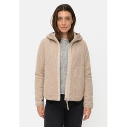 Camel Active Teddyjacke mit w&auml;rmenden Taschenfutter in Hafer | Gr.: 36