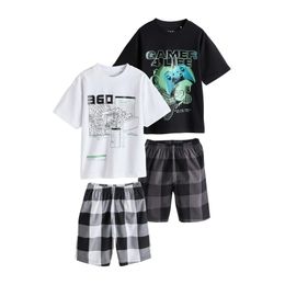 next Pajamas boy size 140 Grey / Dark grey / Light green / Black