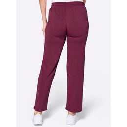 Catamaran Damen Funktionshosebordeaux, Gr. 36, unifarben, 50% Modal, 44% Polyester, 6% Elasthan, Hosen