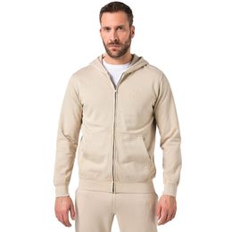 JP1880 Sweatjacke in kitt | Gr.: 4XL