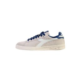 Diadora Game L Low Suede Waxed Sneaker aus Leder Wei&szlig; | Gr.: 36