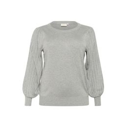 Kaffe CURVE Sweater 'KC Loni' female size XL/XXL mottled grey