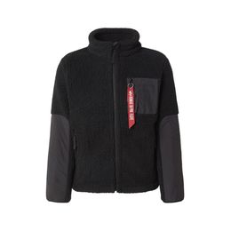 Alpha Industries Fleecejacke Herren Gr&ouml;&szlig;e S schwarz