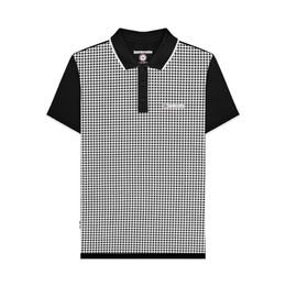 Lambretta - Poloshirt Rundum bedruckt f&uuml;r Herren (Schwarz)