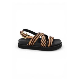 Apple of Eden Sandale REESE in DK BEGE-BLACK | Gr.: 38