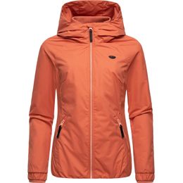 Ragwear Performance Jacket 'Dizzie' female size XL Rusty red / Black