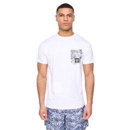 Henleys - "Henwave" T-Shirt f&uuml;r Herren (Aufgehelltes Wei&szlig;)