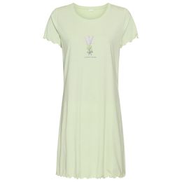Lascana Nightgown female size 4XL/5XL Green / Pastel green / Pastel purple