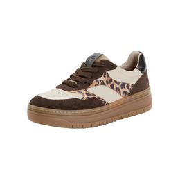 Tamaris Sneaker Damen Gr&ouml;&szlig;e 42 braun / hellbraun / wei&szlig; Sommerschuhe