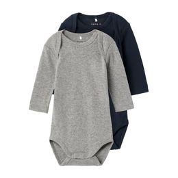 name it Romper/Bodysuit boy size 50 Navy / mottled grey