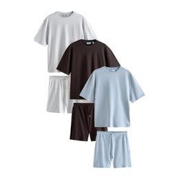 next Jogginganzug Herren Gr&ouml;&szlig;e S hellblau / grau / schwarz